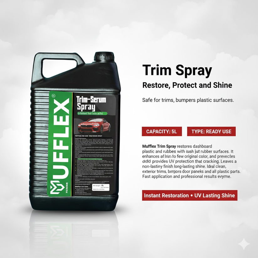 Trim Spray- Restore, Protect, and Shine – MUFFLEX CAR CARE®